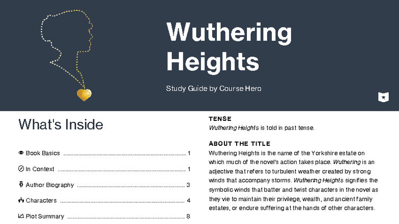 Wuthering Heights Study Guide: Key Themes and Character Analysis - Studocu
