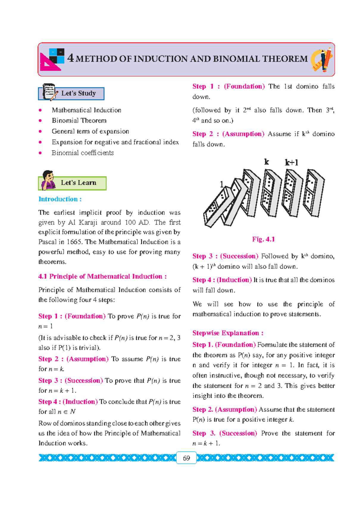 MAT 101: Induction Methods & Binomial Theorem Overview - Studocu