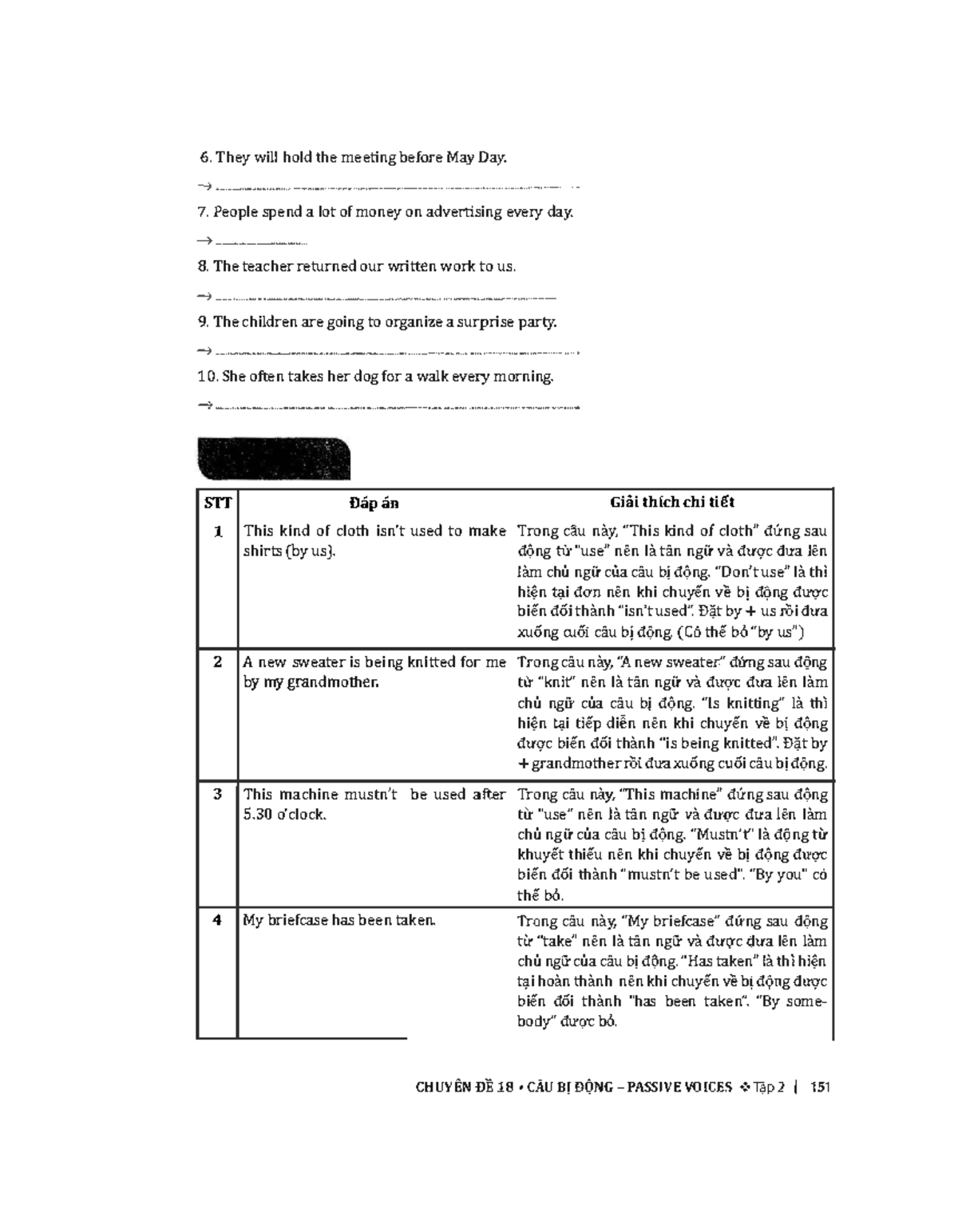 Passive Voice - Material for Reference (ENG 101) - Studocu