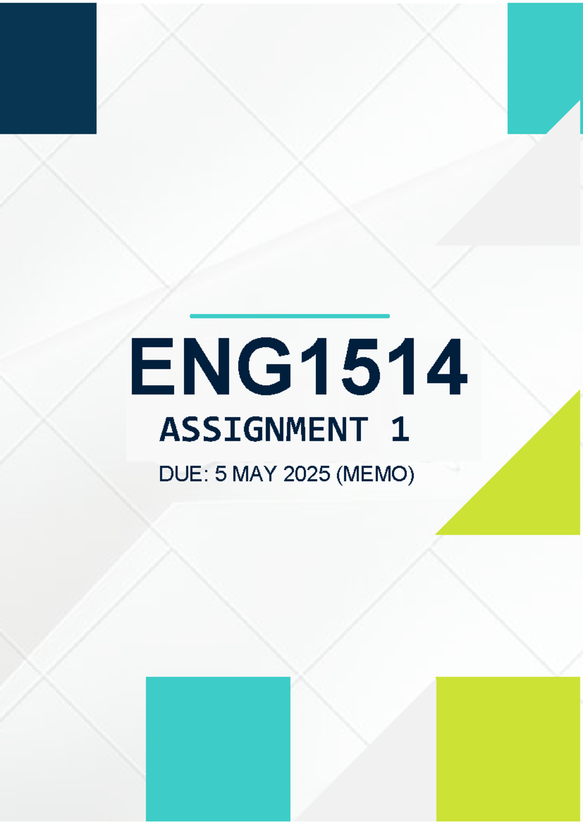 ENG1514 Final Assignment 1: Exploring Phonemes & Graphemes (2025) - Studocu