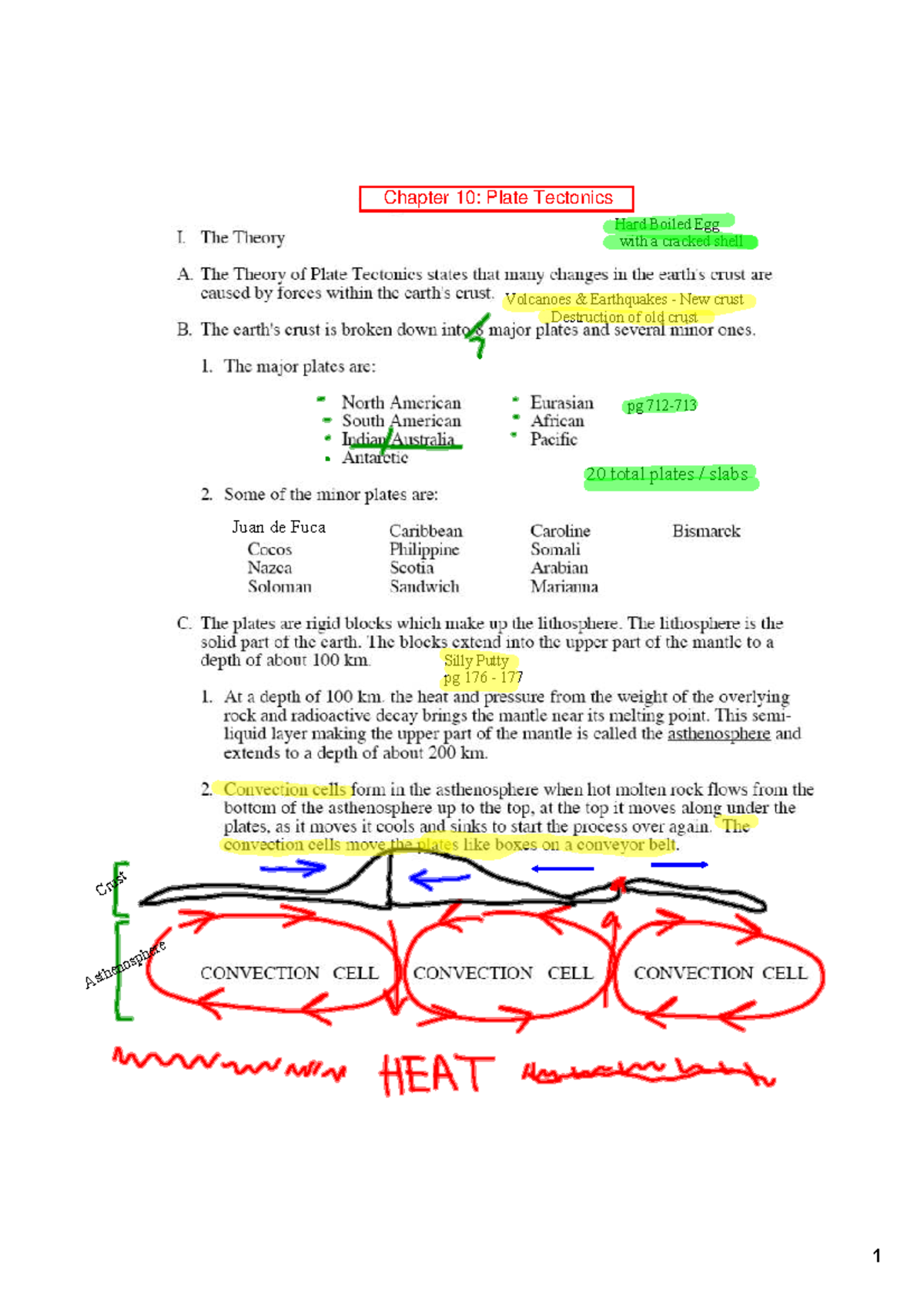 Chp 10: Plate Tectonics Notes - Volcanoes, Earthquakes & Crust Dynamics ...