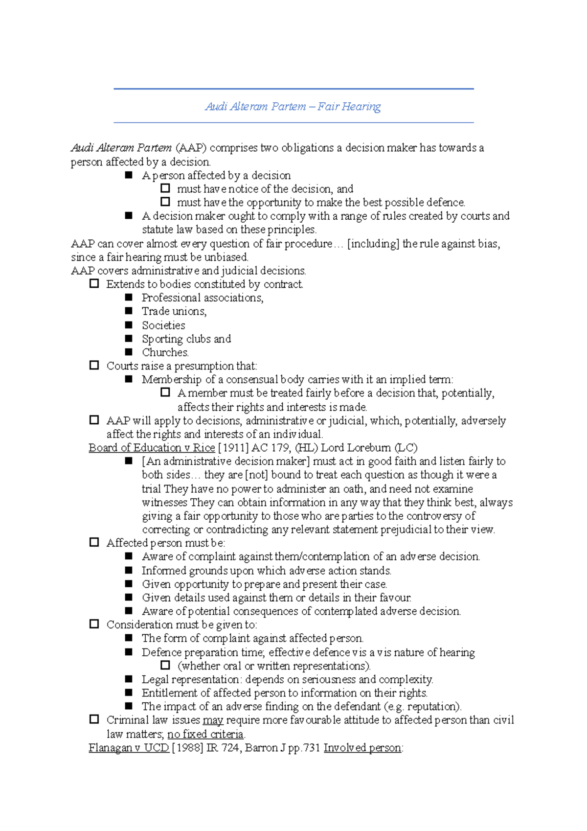 Audi Alteram Partem - Lecture by Sibo Banda - Audi Alteram Partem ...