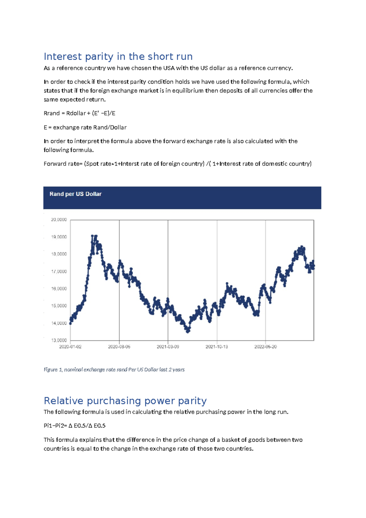 Macro Country Report: Interest Parity & Purchasing Power Overview ...