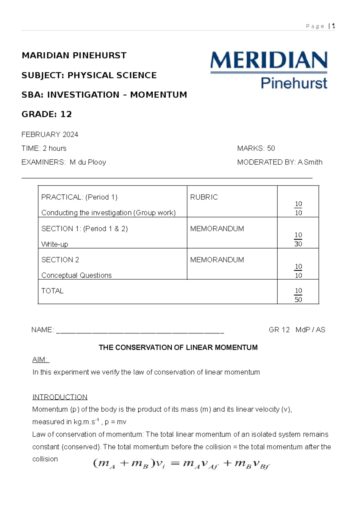 Physical Sciences GR 12 Exam Guidelines 2021 Comprehensive Overview