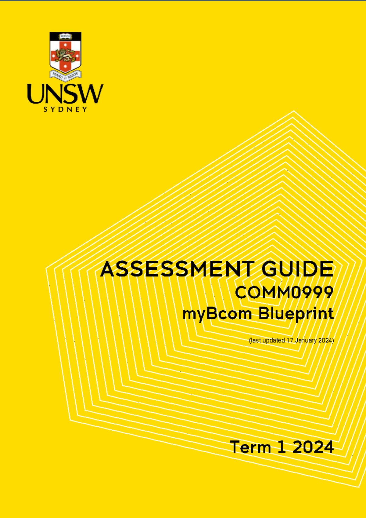 COMM0999 Assessment Guide for T1 2024: Completion Requirements - Studocu