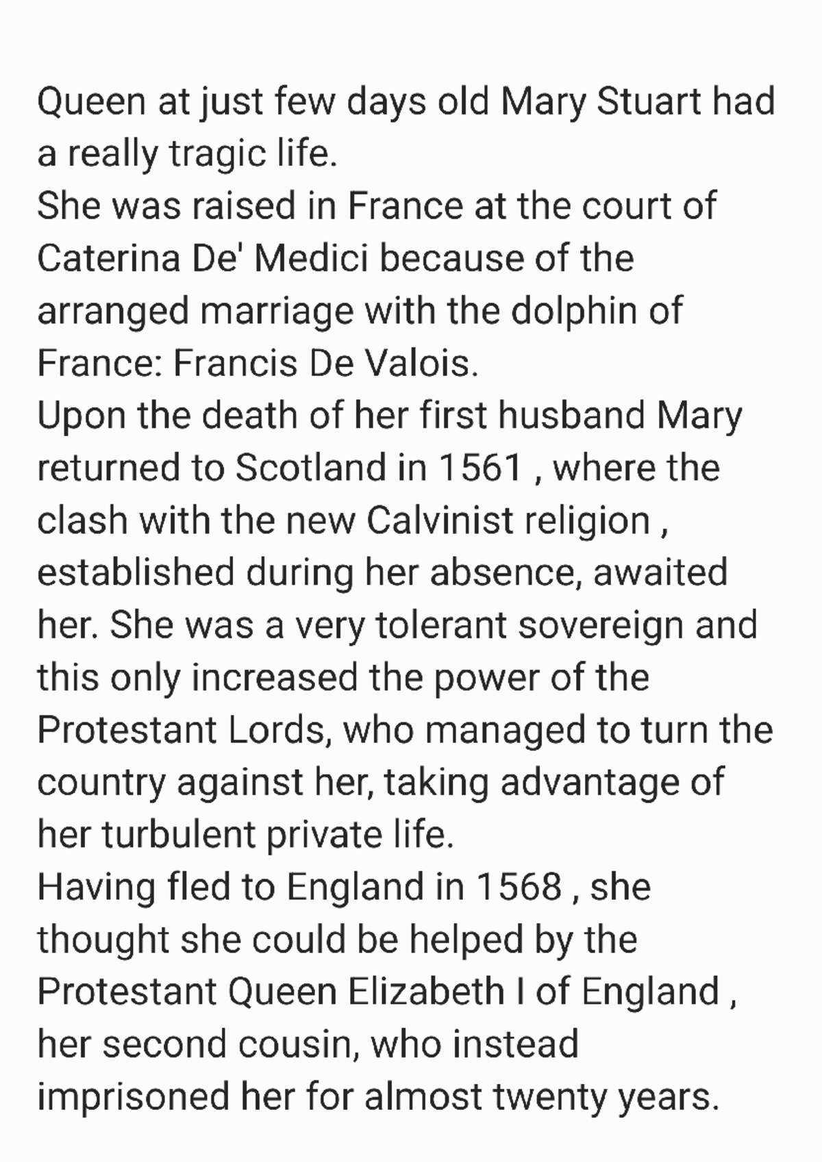 Mary Stuart: The Tragic Life of Scotland's Queen (HIST 101) - Studocu