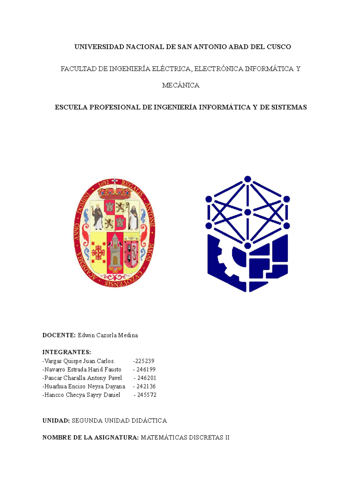 Matemáticas Discretas II: Notación BNF y su Aplicación - Studocu