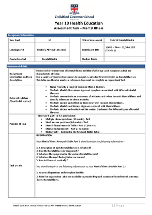 [Solved] 2 For each hazard listed in the table below explain one 1 ...