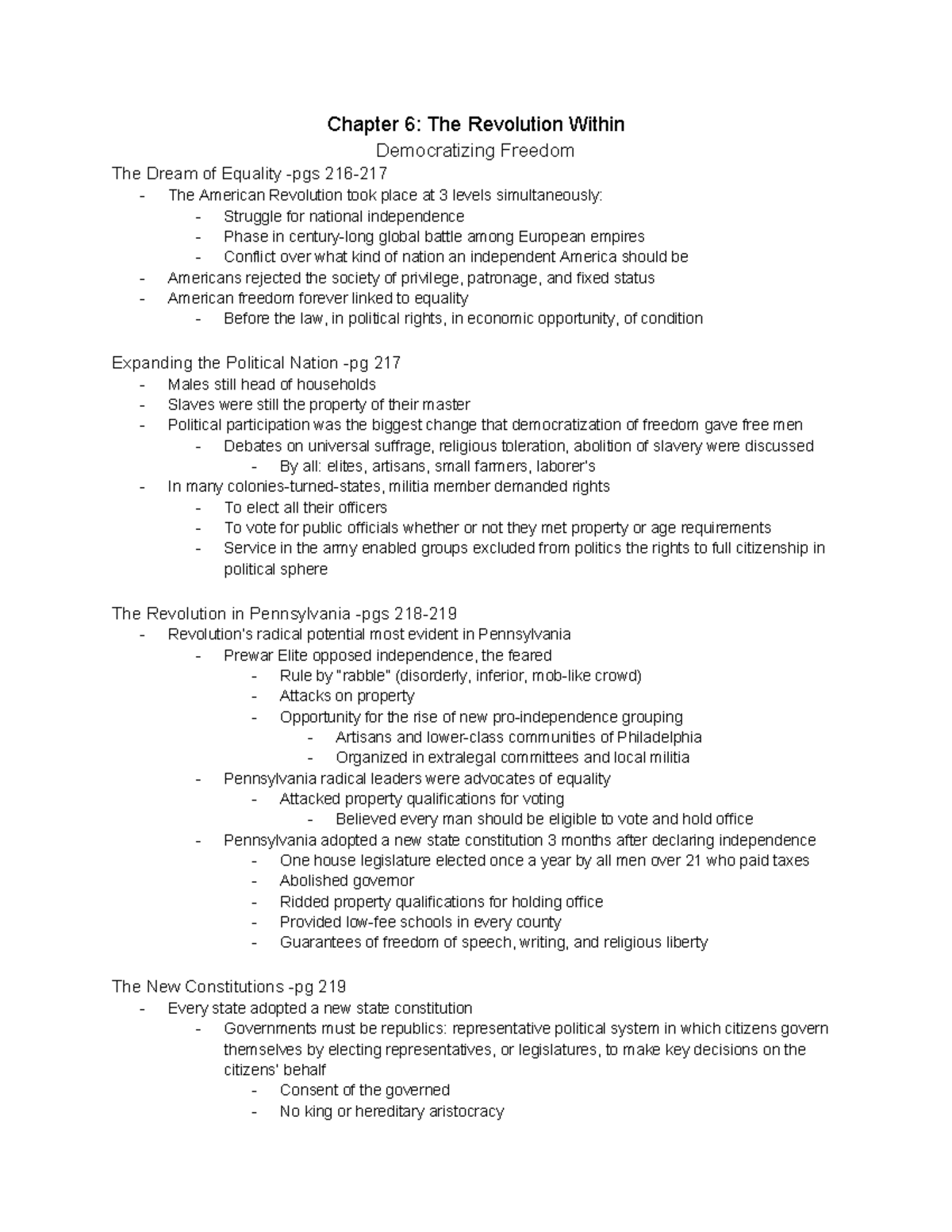 Chapter 6: The Revolution Within - Democratizing Freedom and Equality ...
