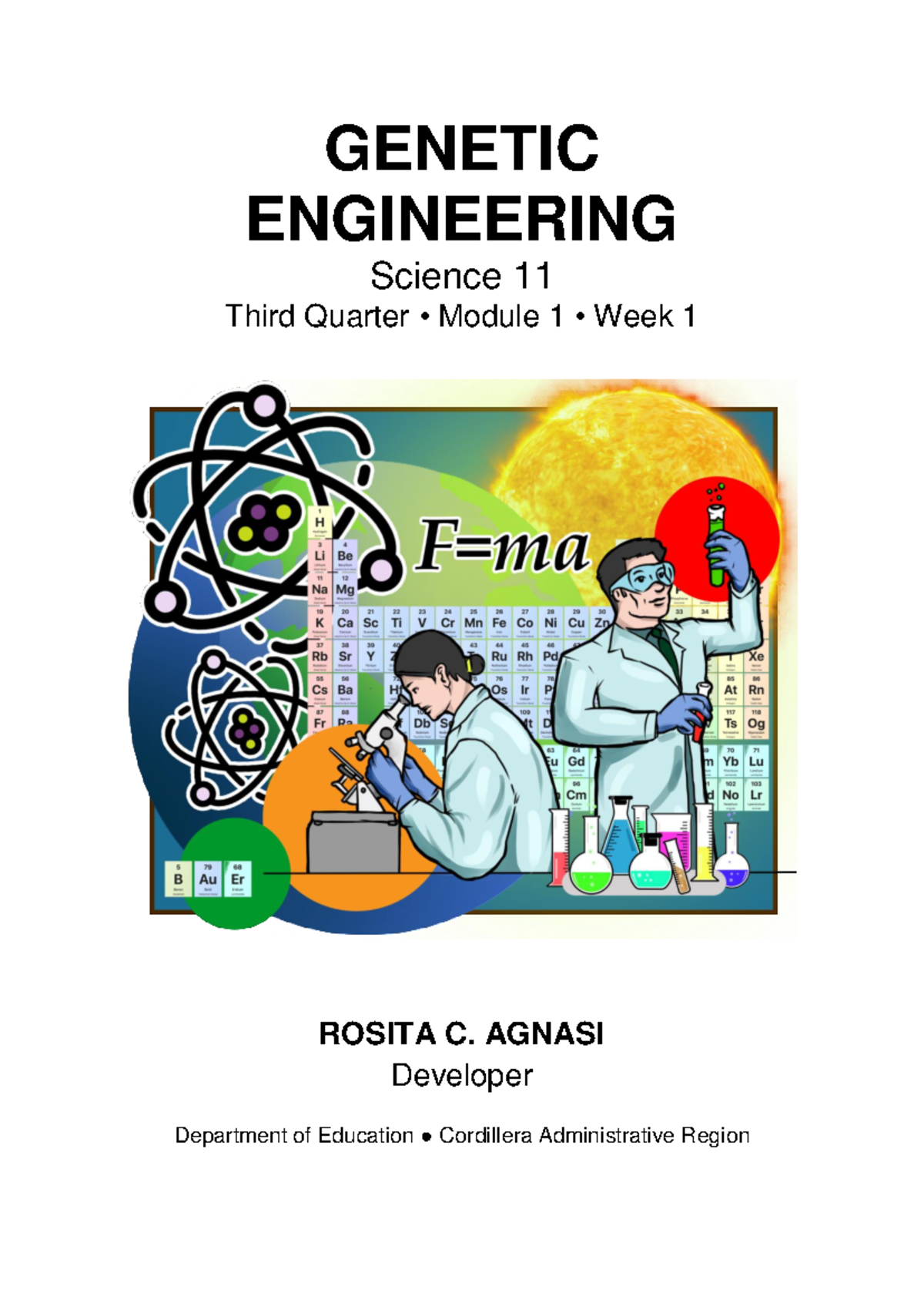 **Module 1: Genetic Engineering - Science 1 1 (Course Code: 664-13-21 ...