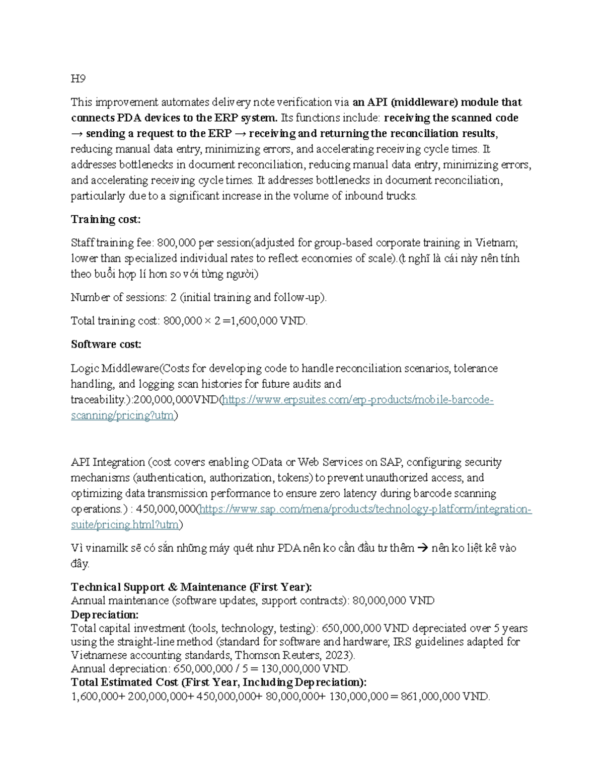 H9 Automation of Delivery Note Verification and Quality Inspection ...