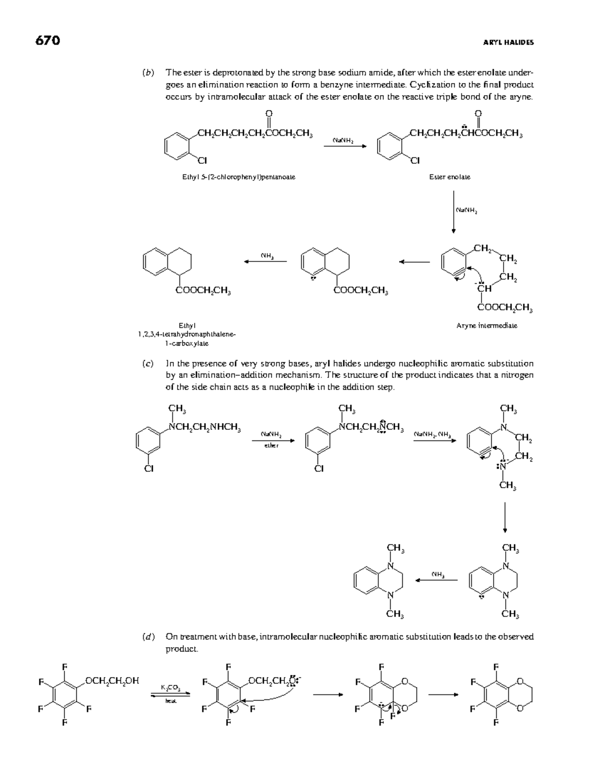 670 Organic Chemistry: Aryl Halides & Nucleophilic Substitution - Studocu