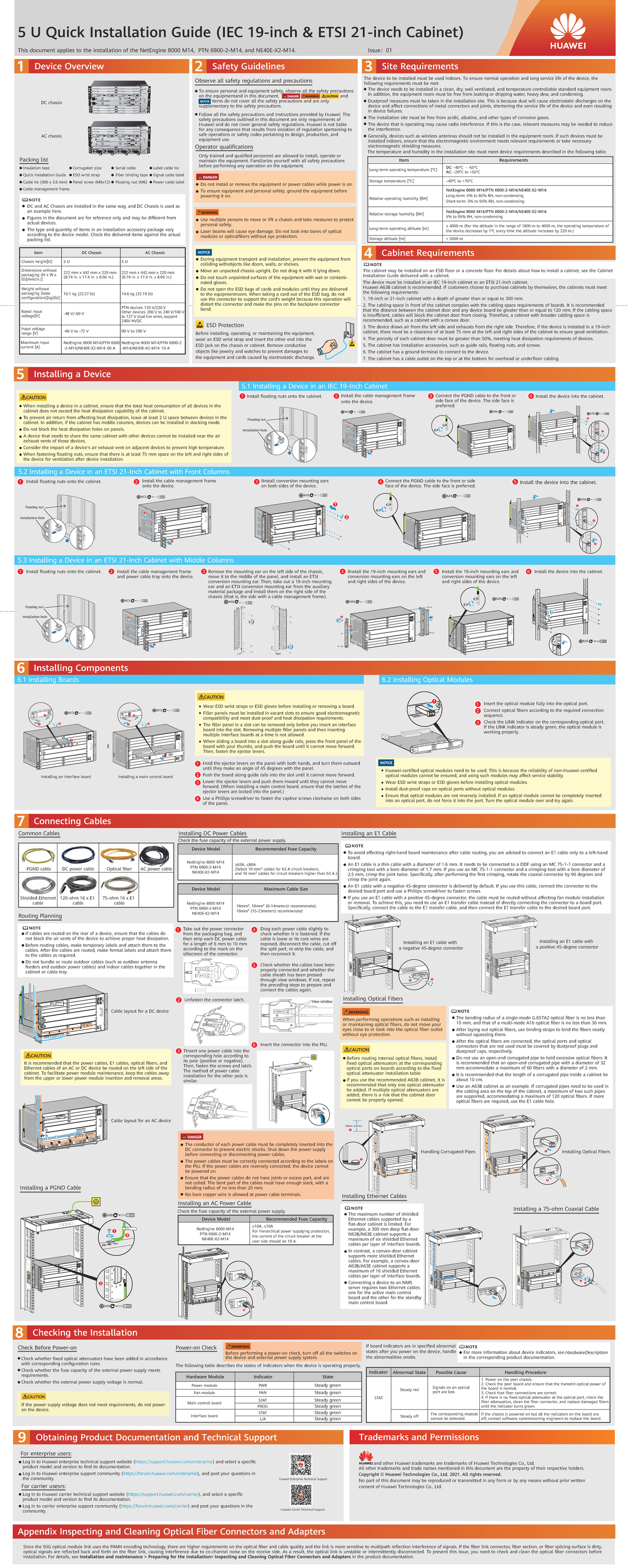 NE8000 M14 Quick Installation Guide for IEC ETSI Cabinet - Studocu