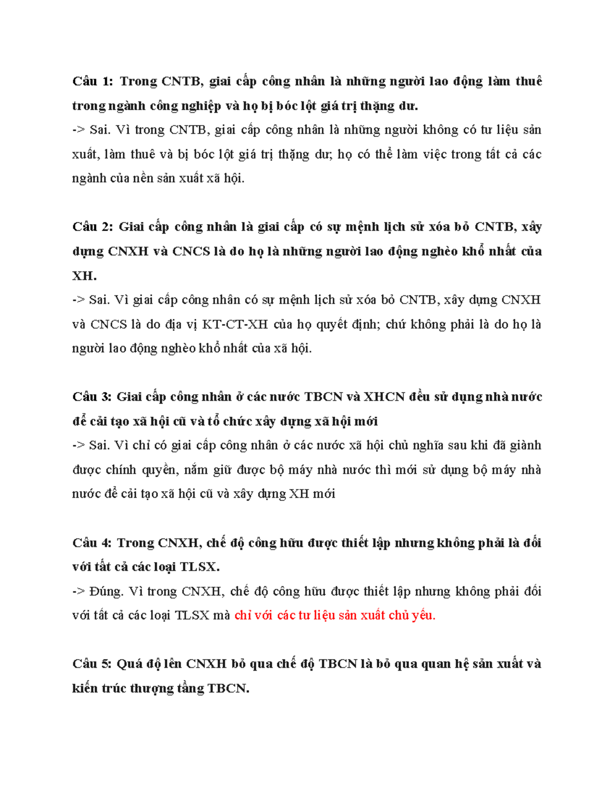 Chương trình học Cnsx Hxxh 2023: Tổng hợp kiến thức chính về giai cấp ...