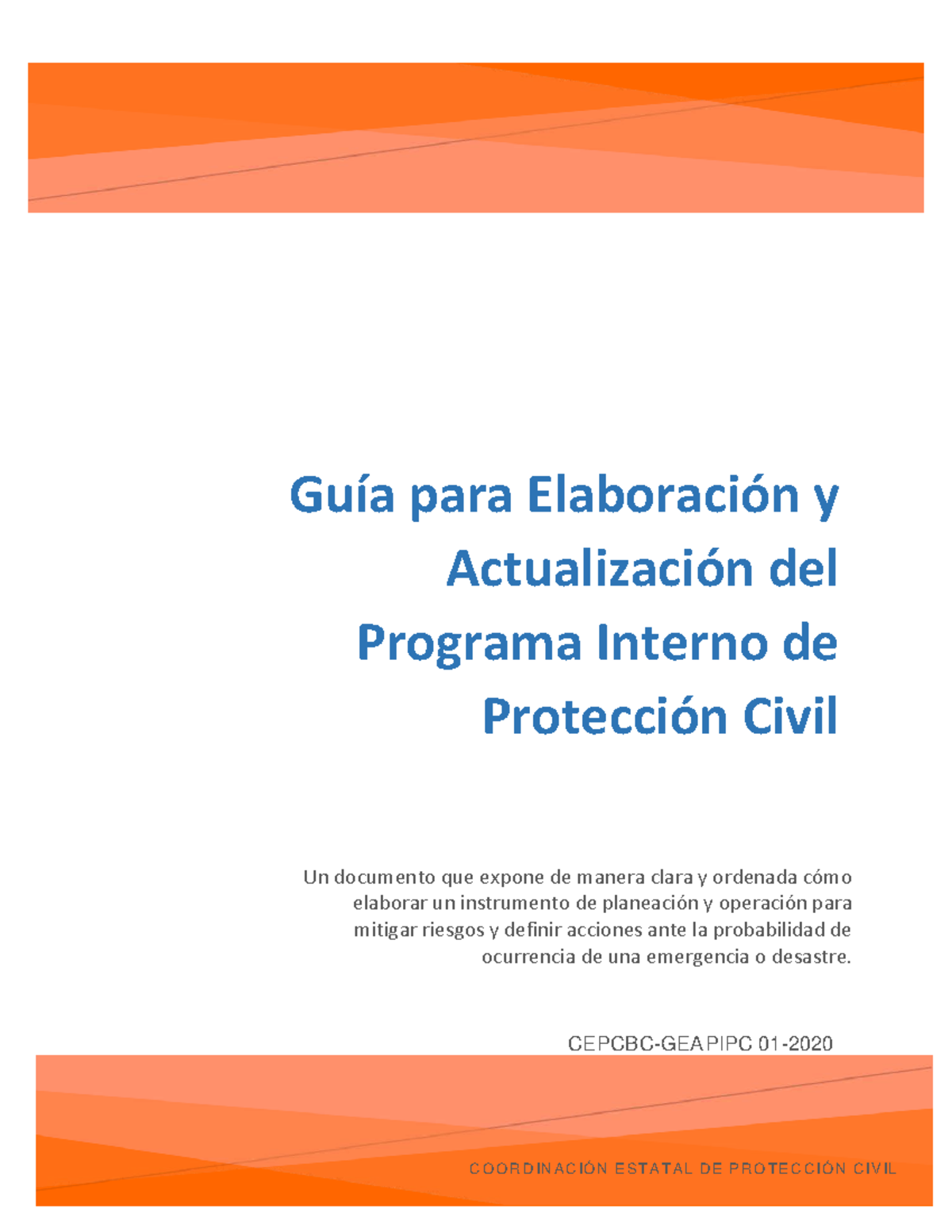 Guía para la Elaboración y Actualización del PIPC - Baja California ...
