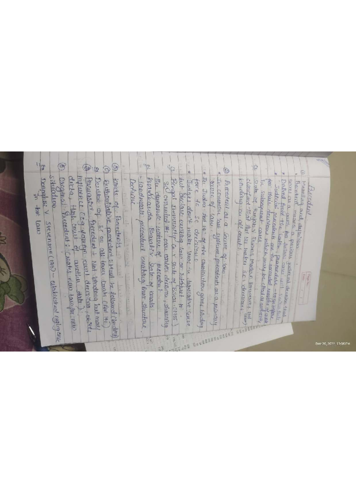 Precedent in Law: Meaning, Types, and Judicial Impact (Law 101) - Studocu