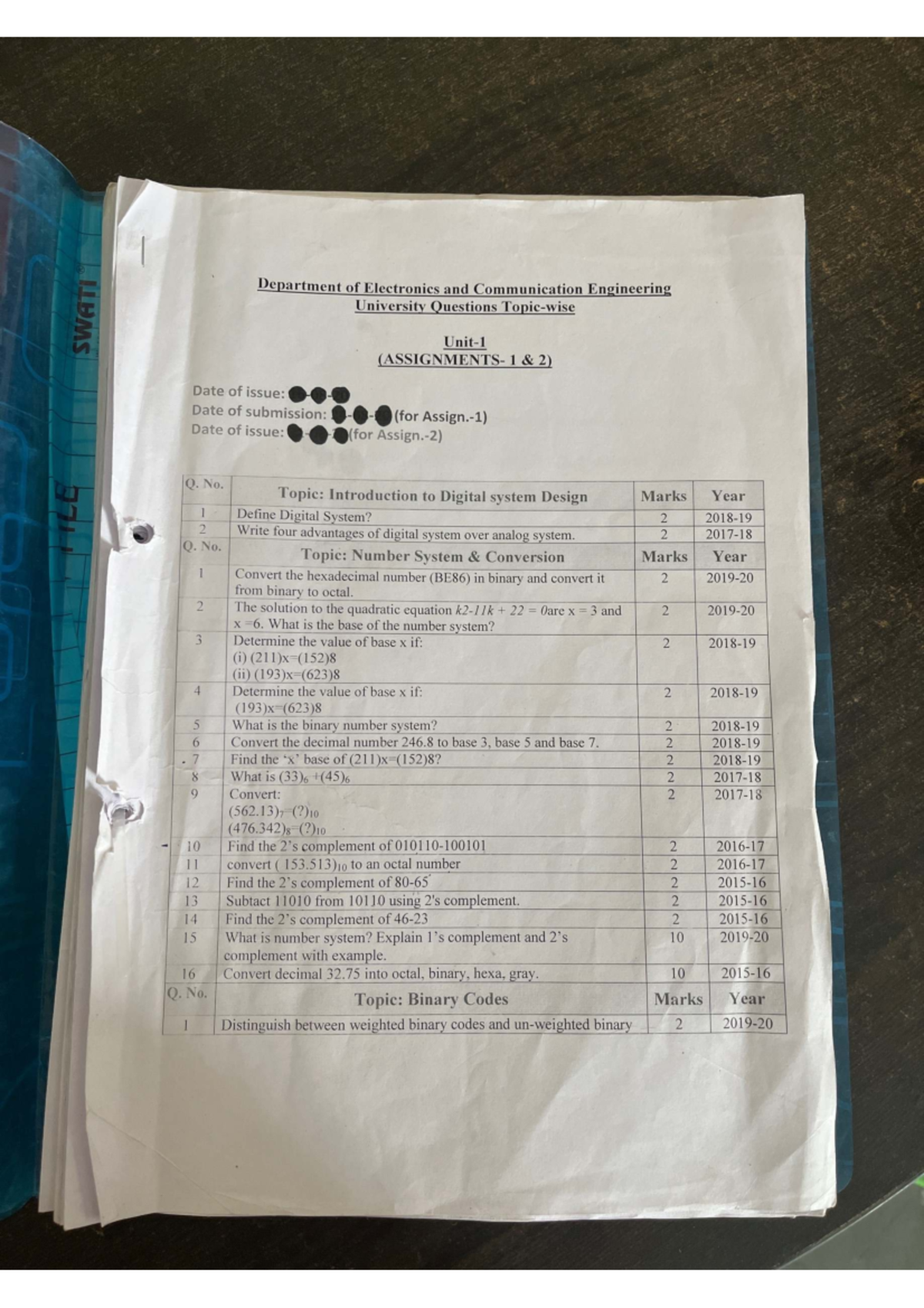 Digital Electronics - University Questions (BOE310) - Comprehensive Study Guide - Studocu