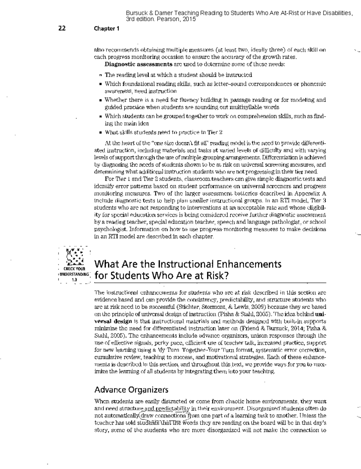Enhancing Reading Instruction for At-Risk Students: Strategies ...