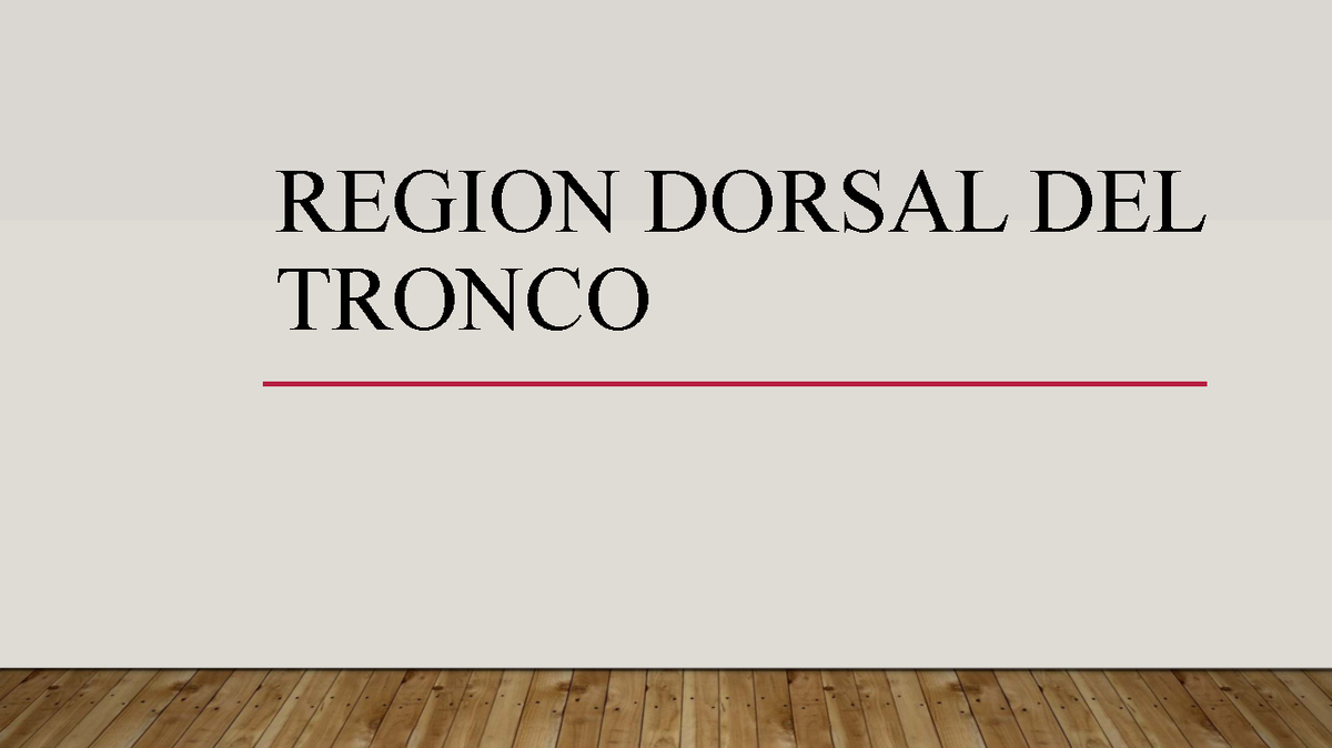 REGIÓN DORSAL DEL TRONCO: HUESOS Y MÚSCULOS (Anatomía) - Studocu