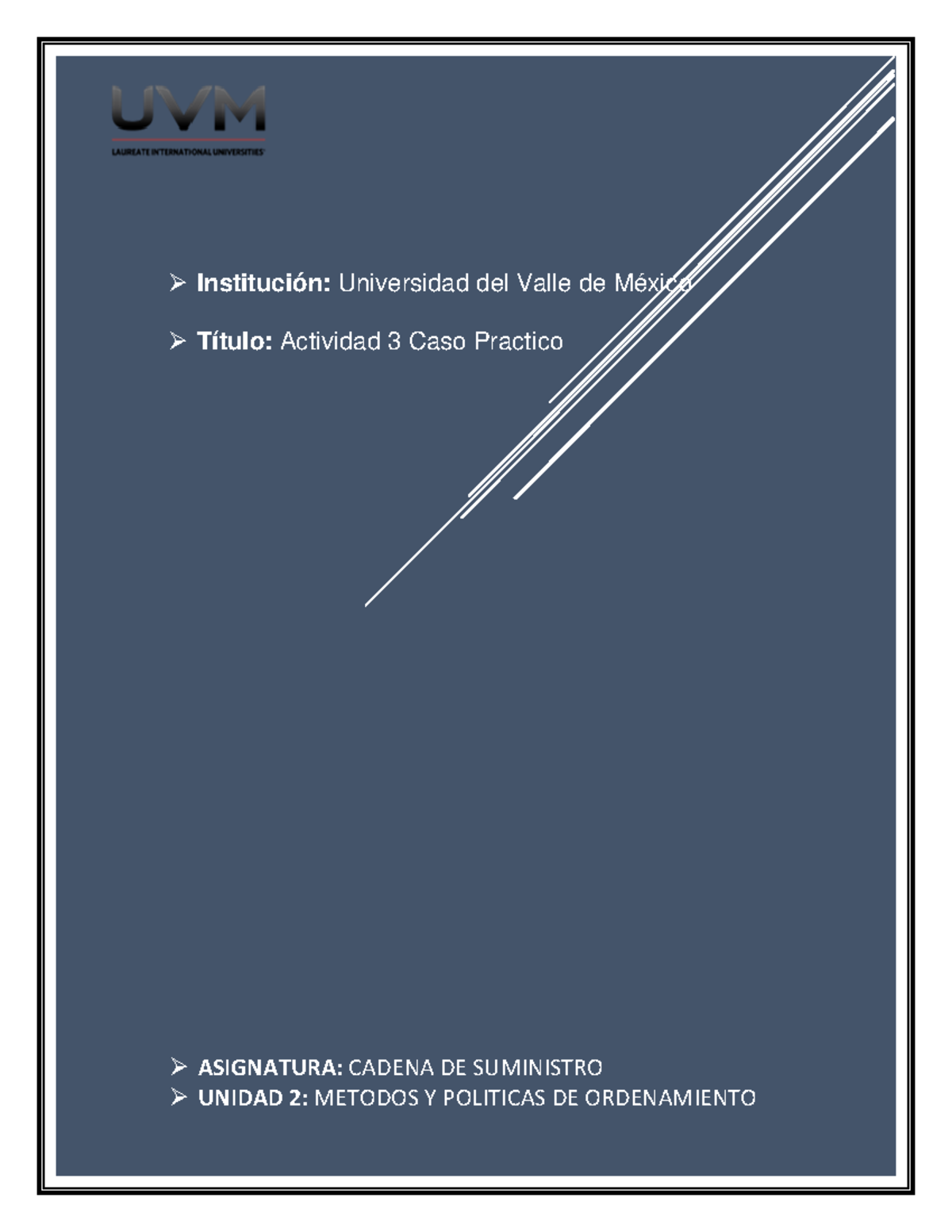 A#3 DTS Caso Práctico: Plan Maestro de Producción en Cadena de ...