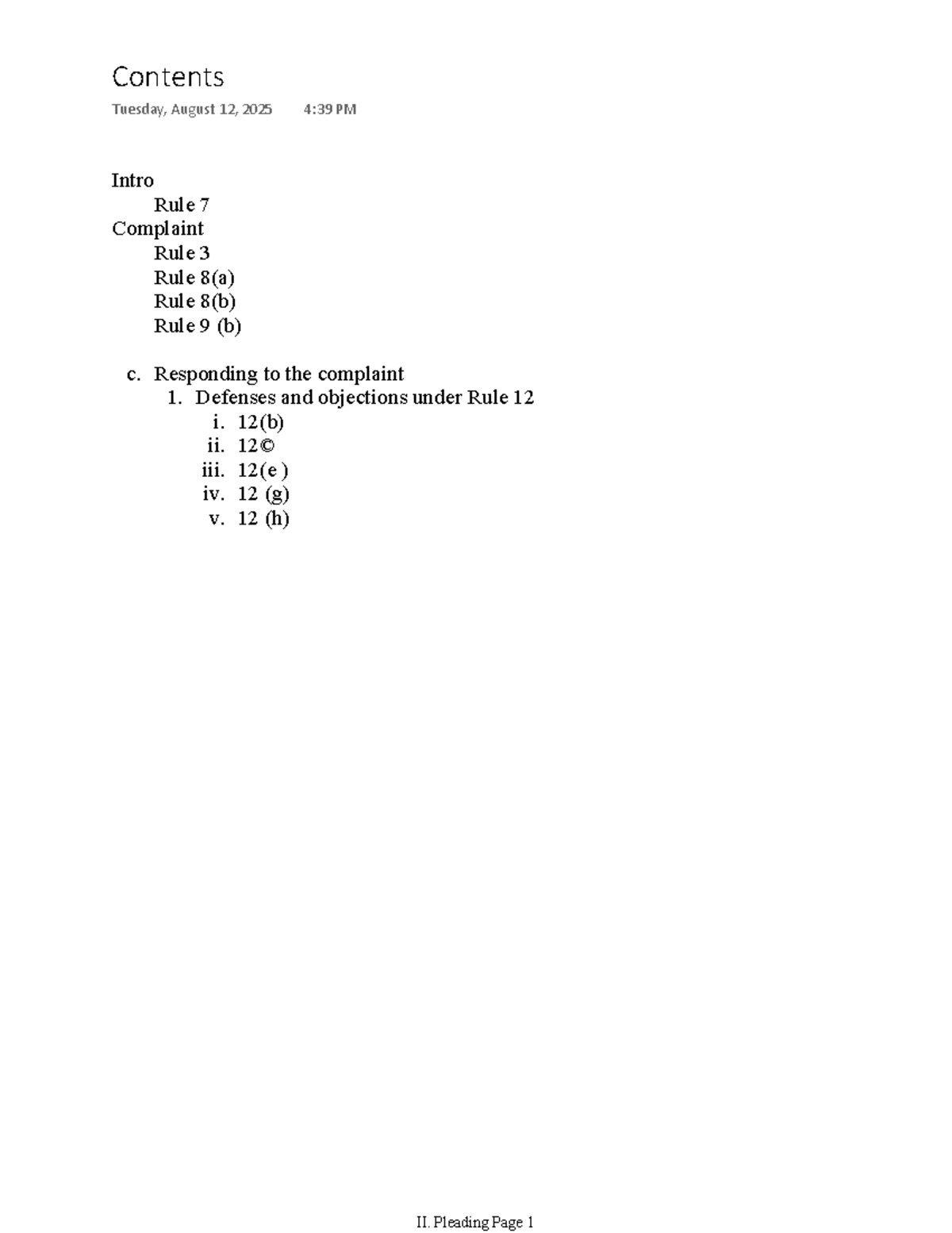Title VII & Age Discrimination Act: Legal Pleading Rules Overview - Studocu