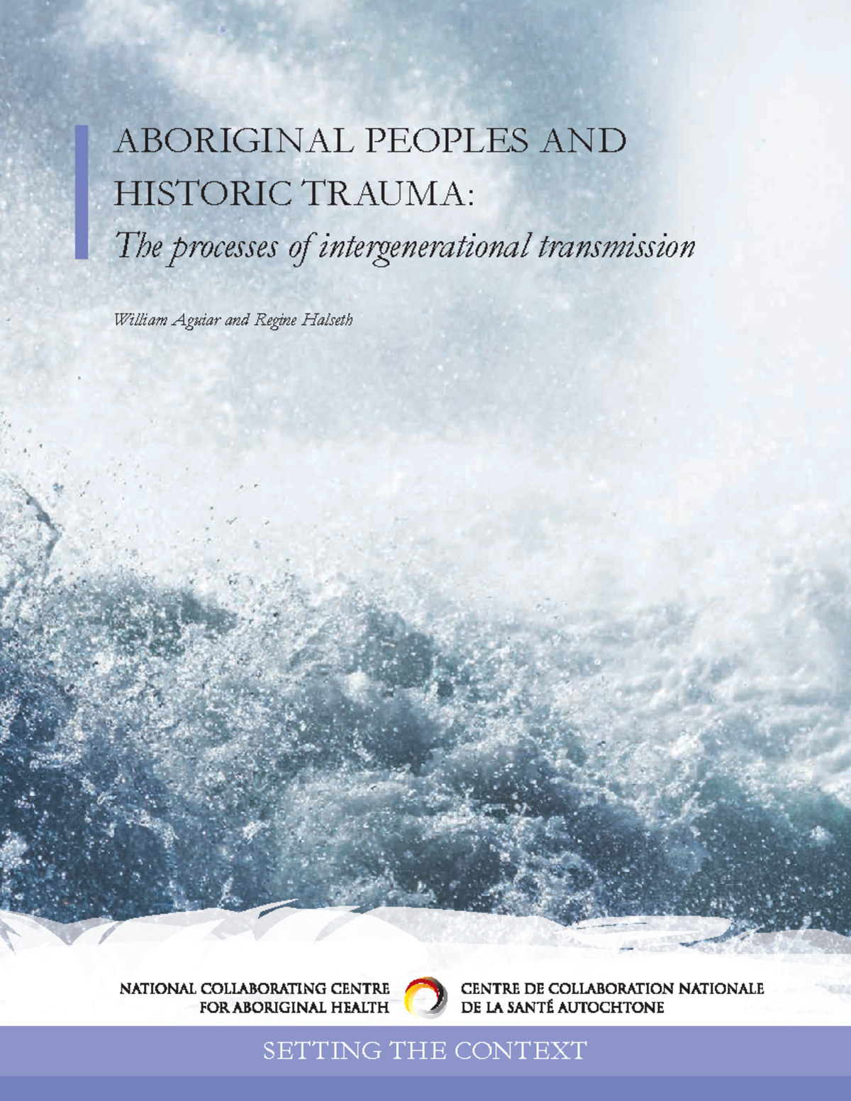 RPT Intergen Transmission of Historic Trauma in Aboriginal Peoples ...