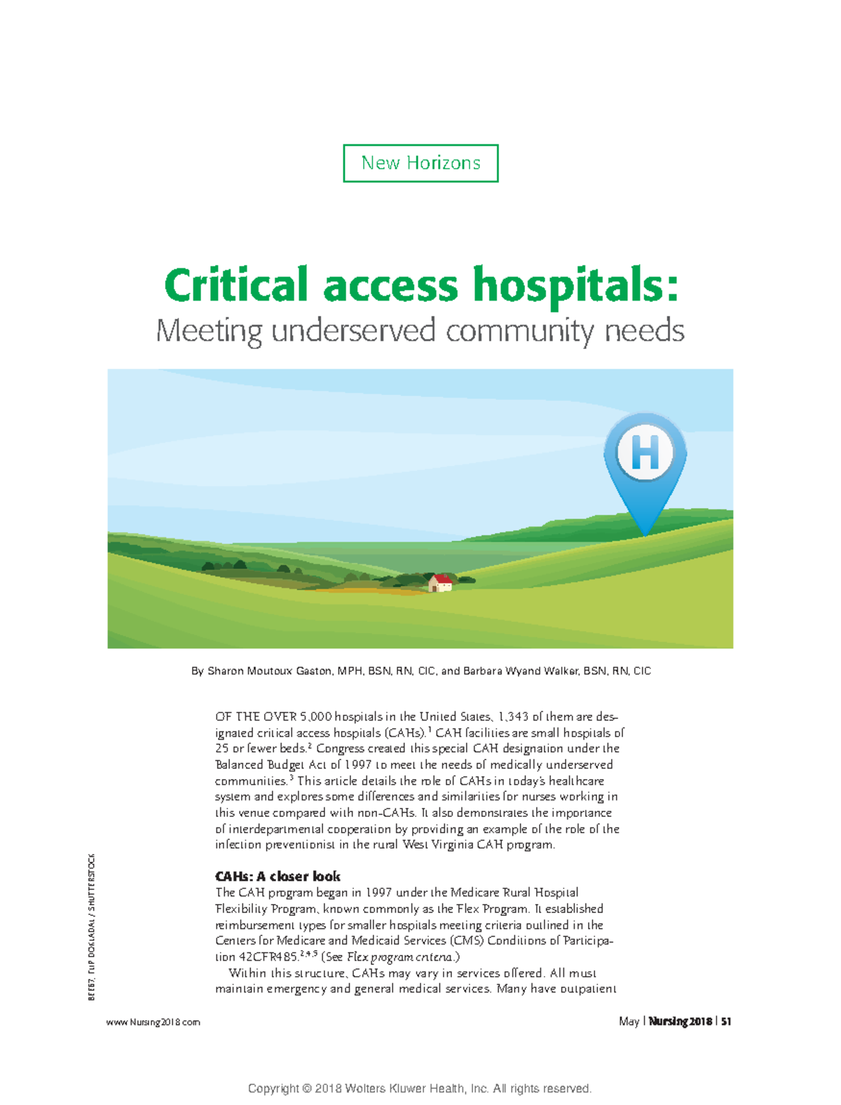 Critical Access Hospitals (CAHs): Addressing Community Healthcare Needs ...