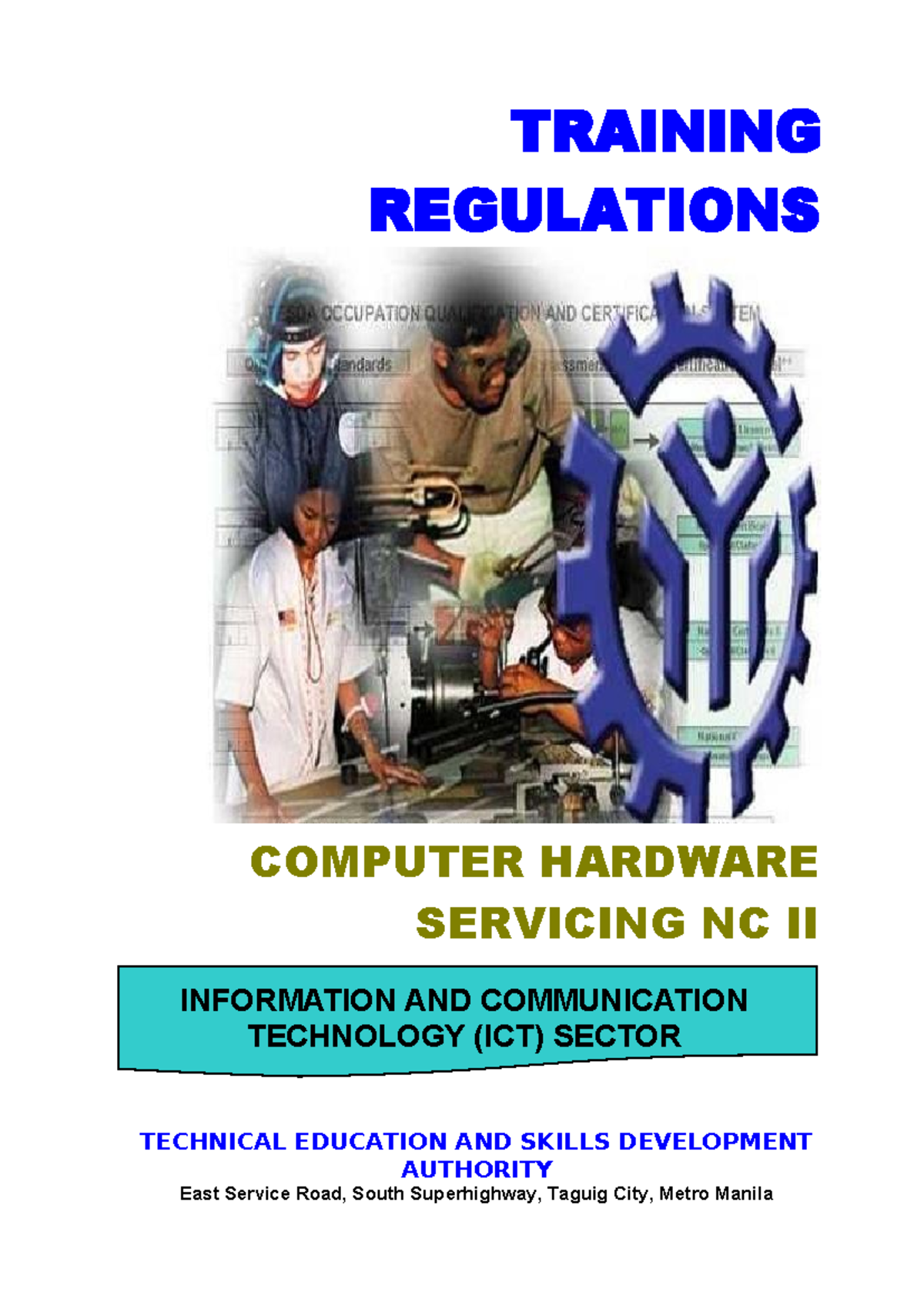 Training Regulations for Computer Hardware Servicing NC II - Studocu