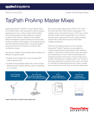 MAN0015758 Taq Path Pro Amp MMix UG - For Laboratory Use. TaqPath ...