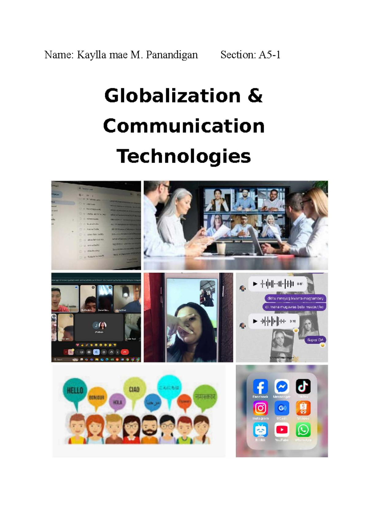 Globalization & ICT in Education: Advancing Digital Literacy (A5-1 ...