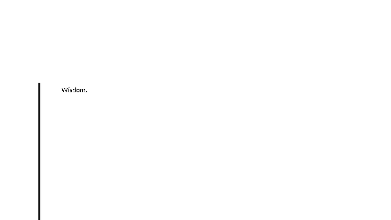 Wisdom: A Scene Project Analysis (2020) - David Burton - Studocu