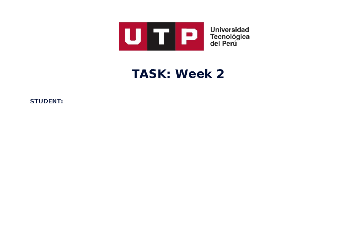 Week 2 – Writing Task- Assignment – My daily routine - Ingles II - TASK ...