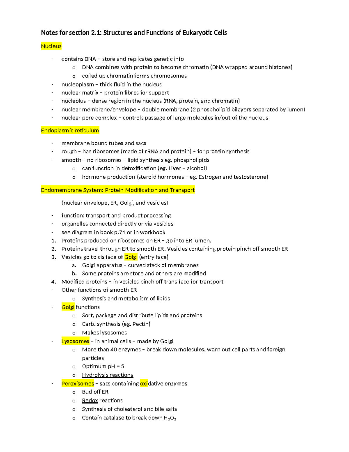 A6FF3D3336C5A0CCE888EAEDFACC013: Eukaryotic Cell Structures & Functions ...