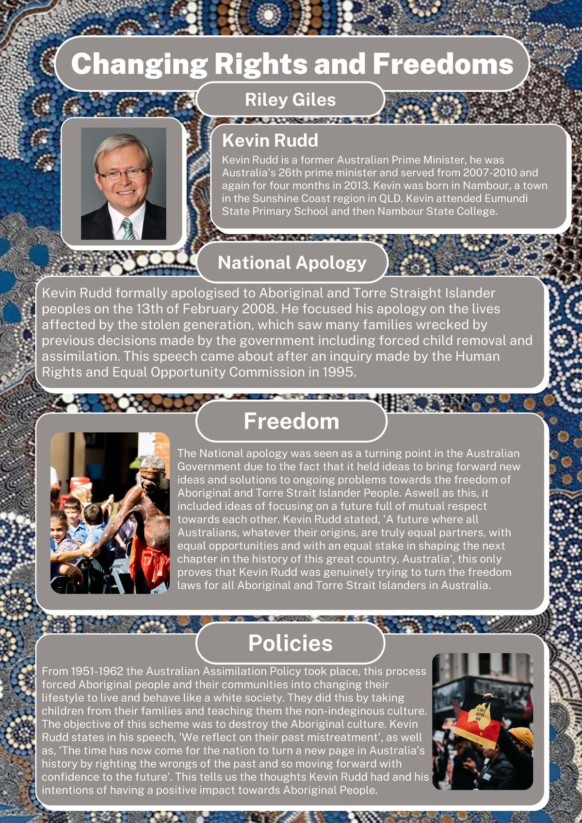 Changing Rights and Freedoms: Kevin Rudd's National Apology - Studocu