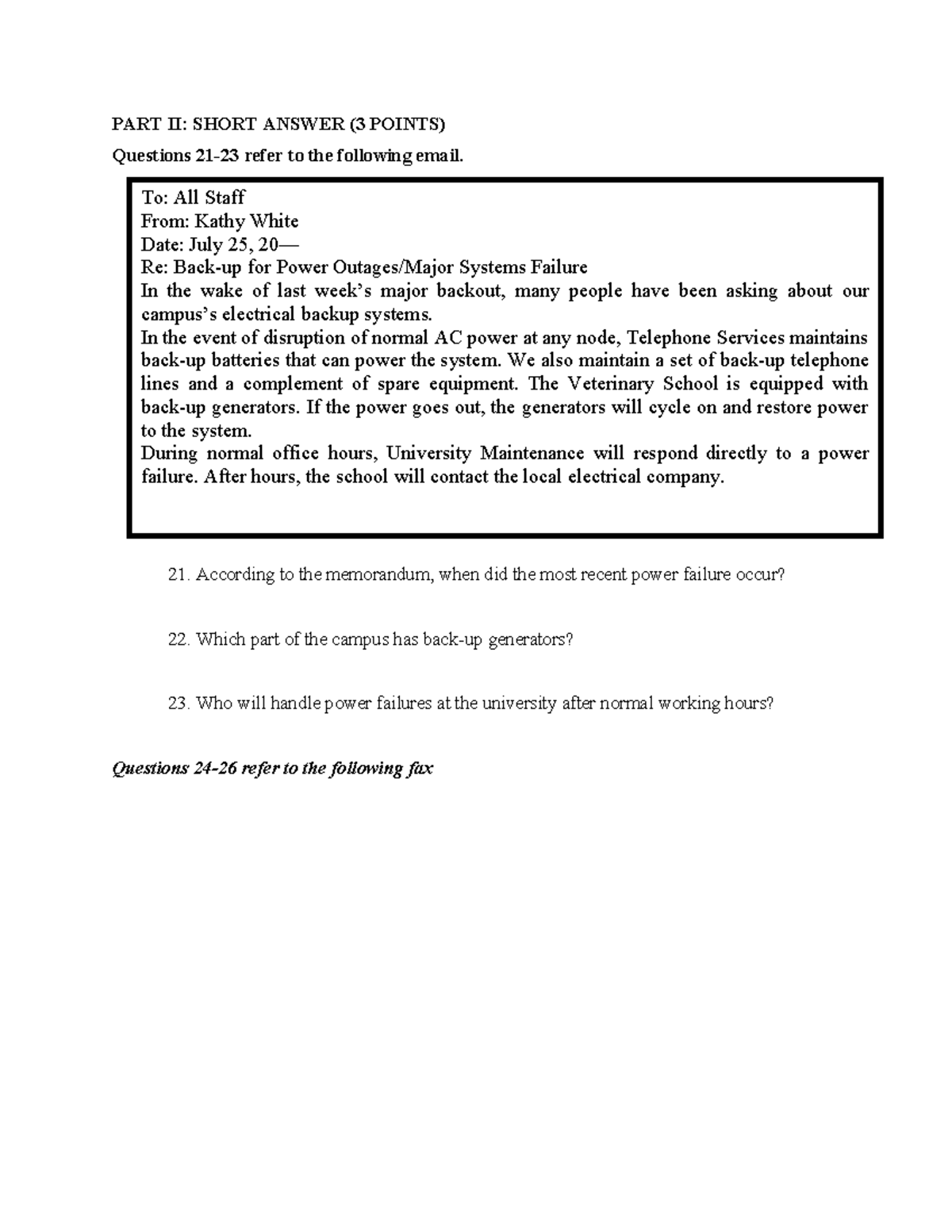 Review of Short Answer & Essay Questions - 216 - Studocu