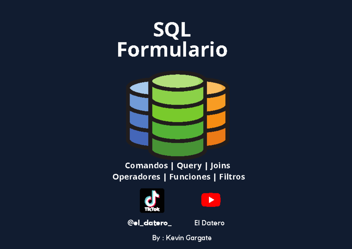Guía SQL para Consultas y Filtrados - Estructuras y Comandos - Studocu
