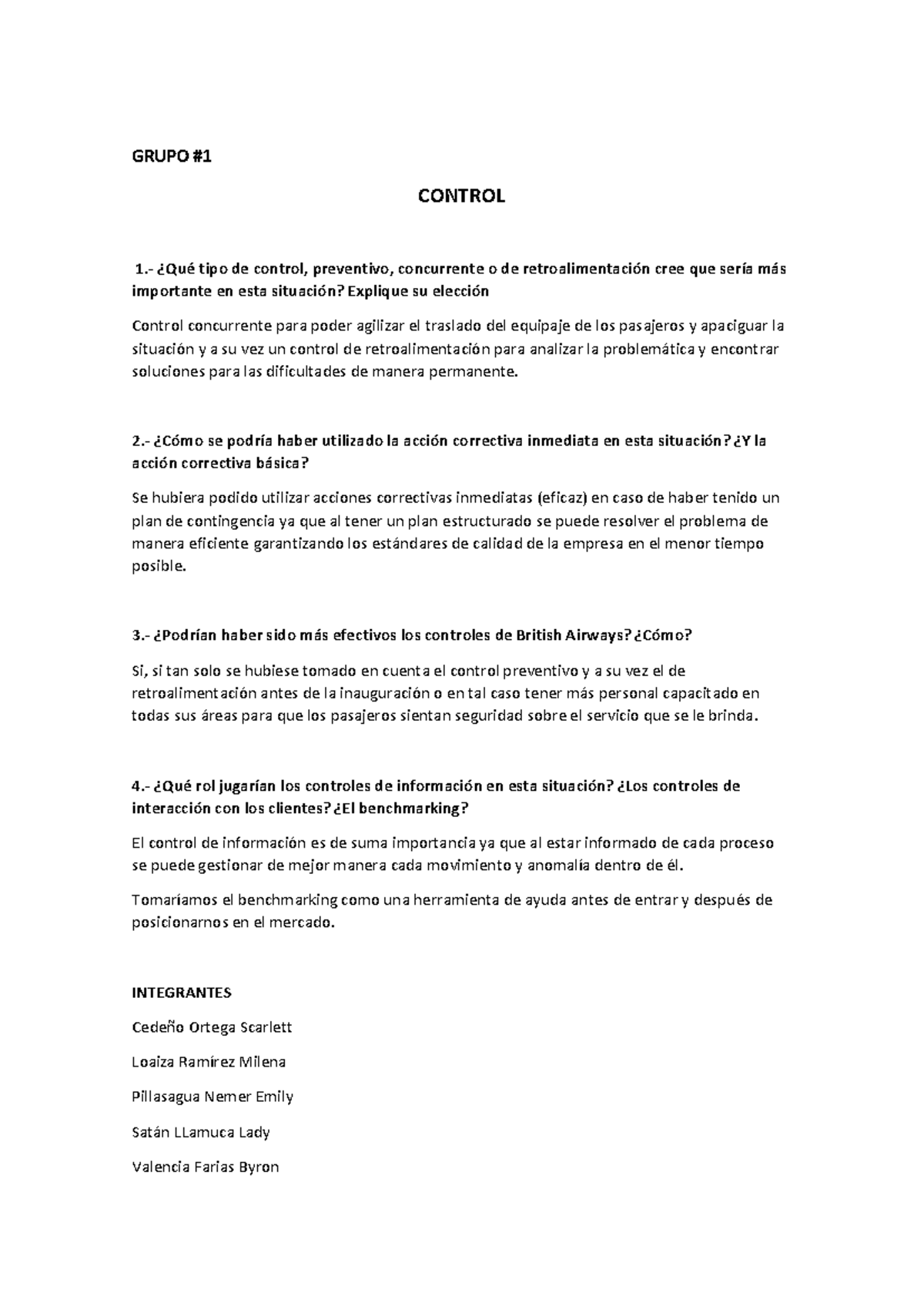 Control: Tipos (Preventivo, Concurrente, Retroalimentación) y ...