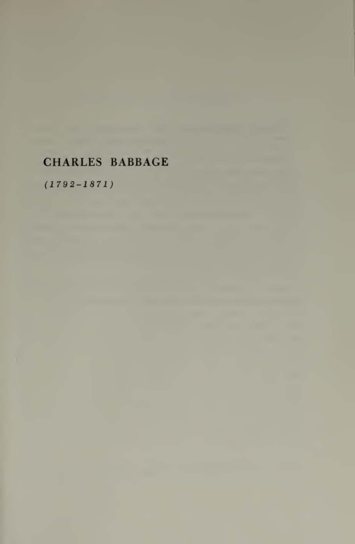 BABBAGE: Principles of Management & Division of Labour Insights - Studocu