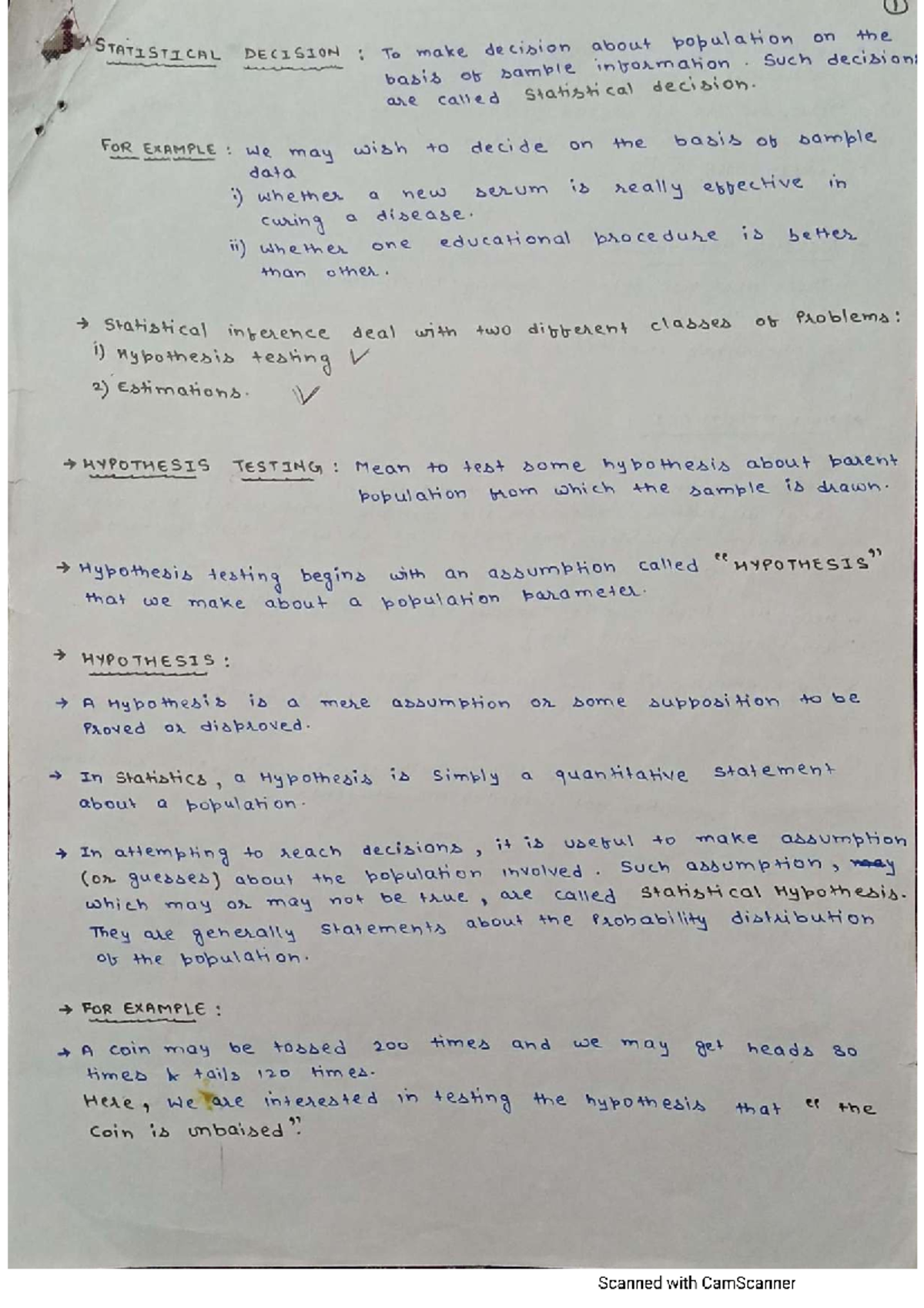Statistical Decision Making: Hypothesis Testing & Errors (STAT 101 ...