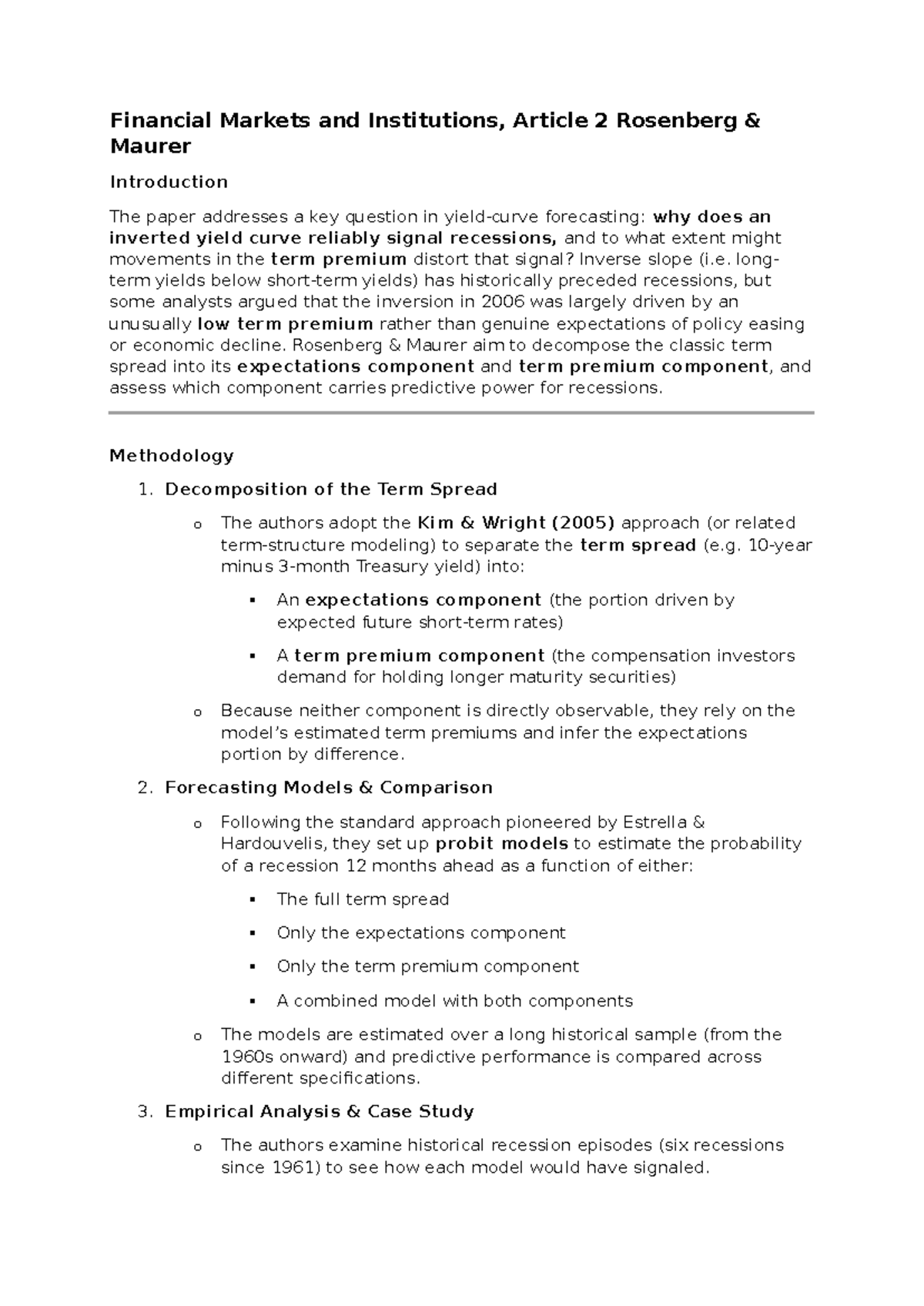 FMI 2023: Analyzing the Inverted Yield Curve and Recession Signals ...