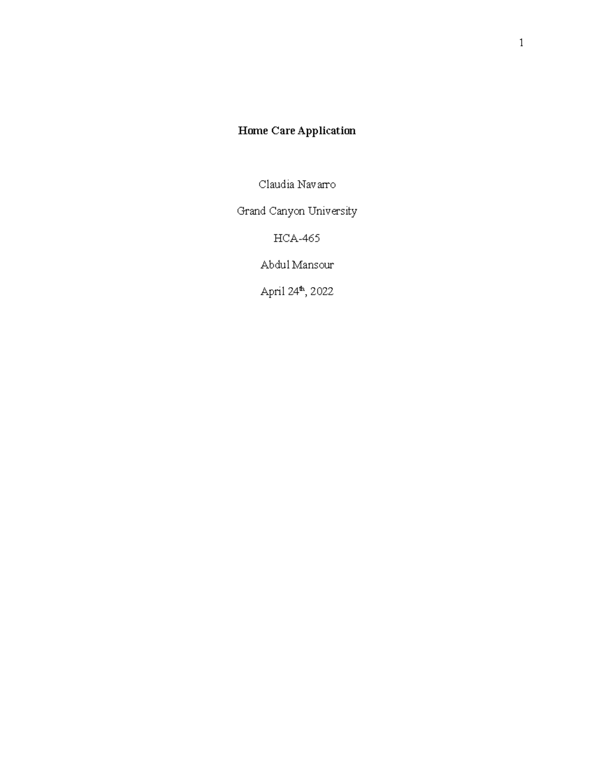 HCA- Home Care Application: HR Strategies for Compensation Issues - Studocu