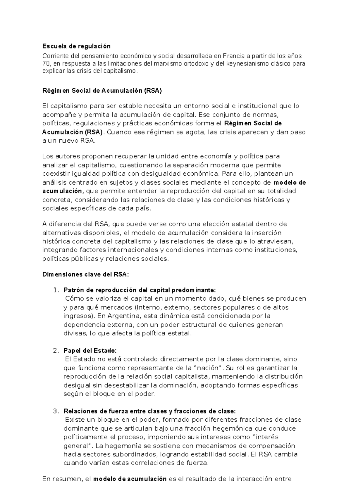 RSA: Resumen del Régimen Social de Acumulación y su Evolución en ...