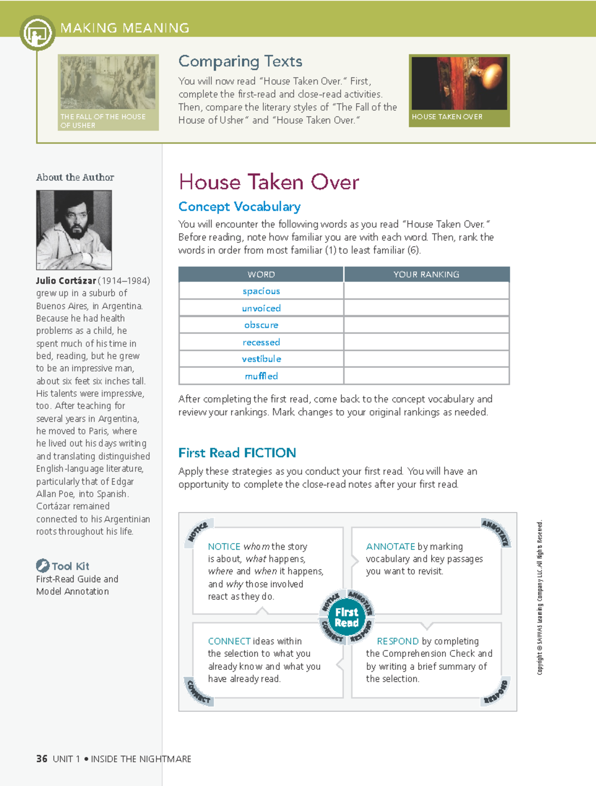 House Taken Over (PDF) - khhkjhkhk - Copyright © SAVVAS Learning ...