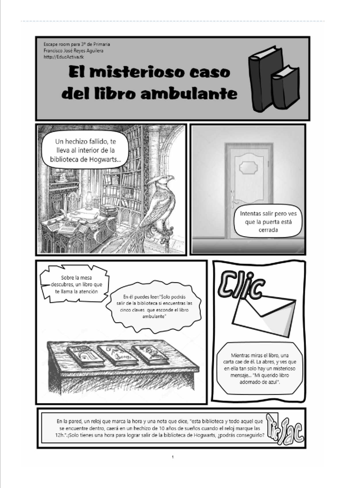 Escape Room Primaria: El Misterioso Libro Ambulante - Guía - Studocu