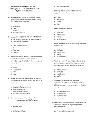 Sample/practice exam 2016, questions and answers - When in a new ...