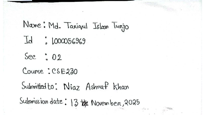 CSE230 Assignment 1: Power Set and Course Enrollment Analysis - Studocu