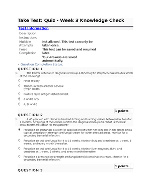 Week 5 Knowledge Check Quiz - Week 5: Knowledge Check Quiz Attempt Time ...