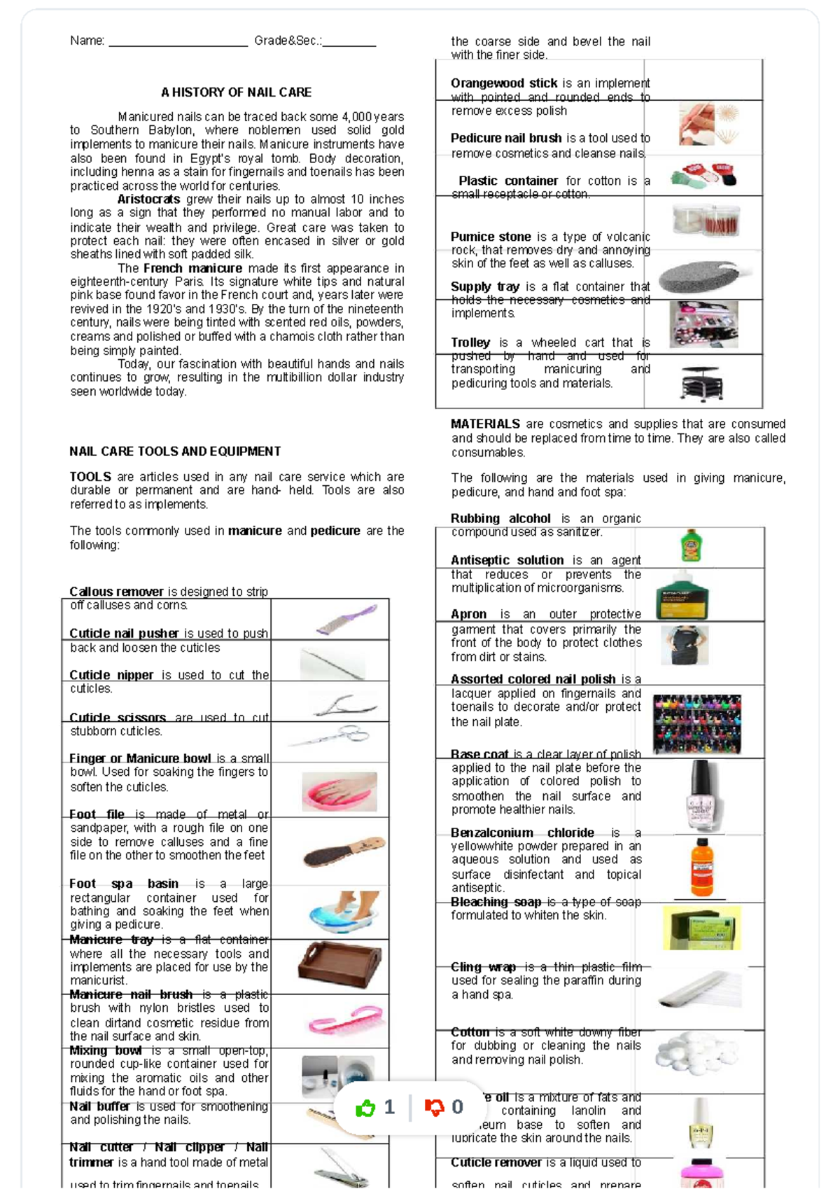 Nail Care Tools & Equipment: A Comprehensive Overview - Studocu
