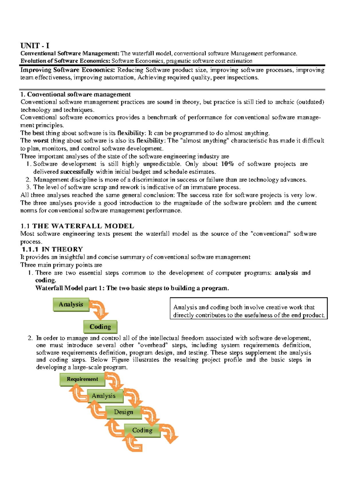 Spm 4 Lecture Notes Spm Unit Iv Process Automation Automation Building Blocks The Project
