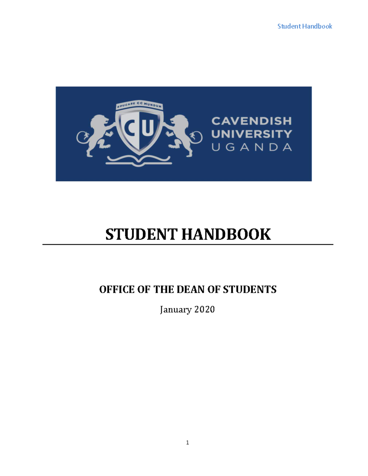 Cavendish University Uganda Logo